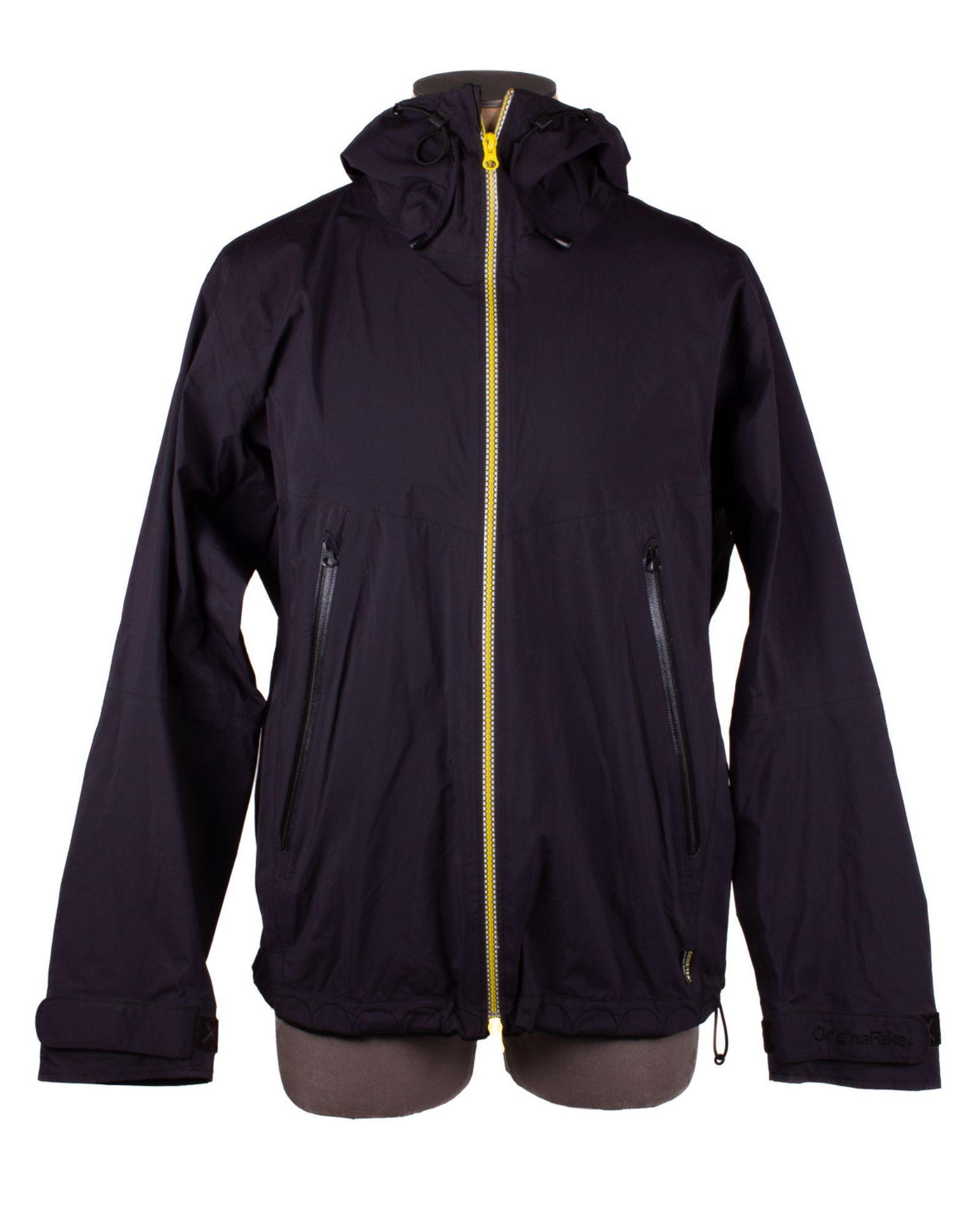 Original Fake ORIGINAL FAKE x KAWS BLACK NYLON GORE-TEX HOODED JACKET ...