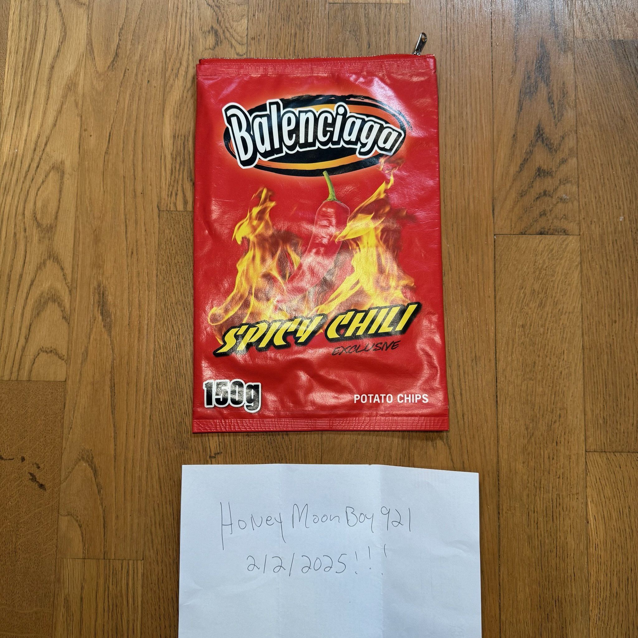 Balenciaga Balenciaga Red Chip Bag Spicy Chili Exclusive | Grailed