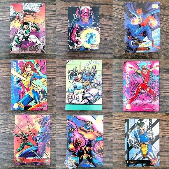 Marvel Comics Lot of 48 Vintage 90s Superhero Trading Cards | Grailed