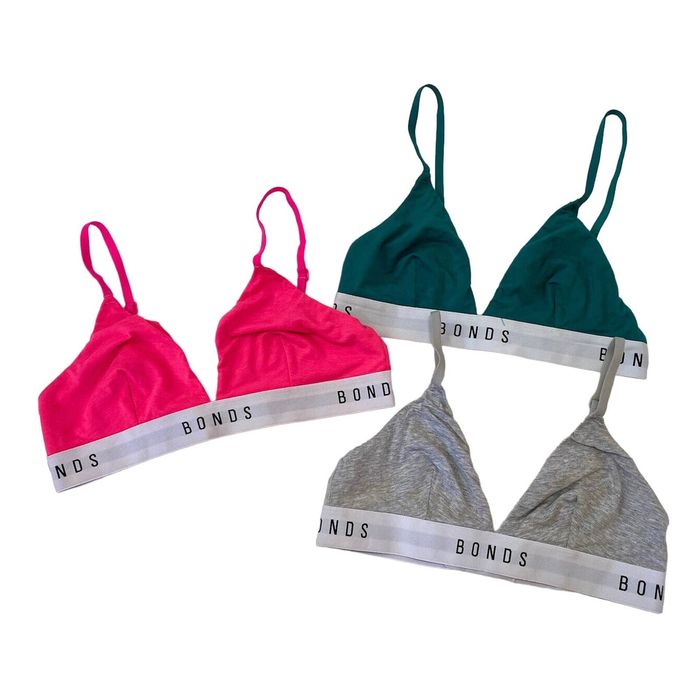 Other Bonds Original Triangle Wireless Bralettes Green Small Grailed