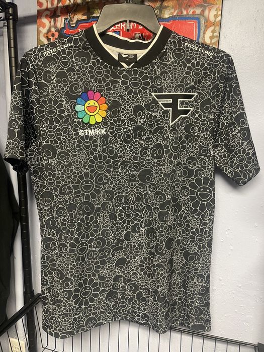 Takashi Murakami Takashi Murakami x Faze Clan Jersey Black Small | Grailed