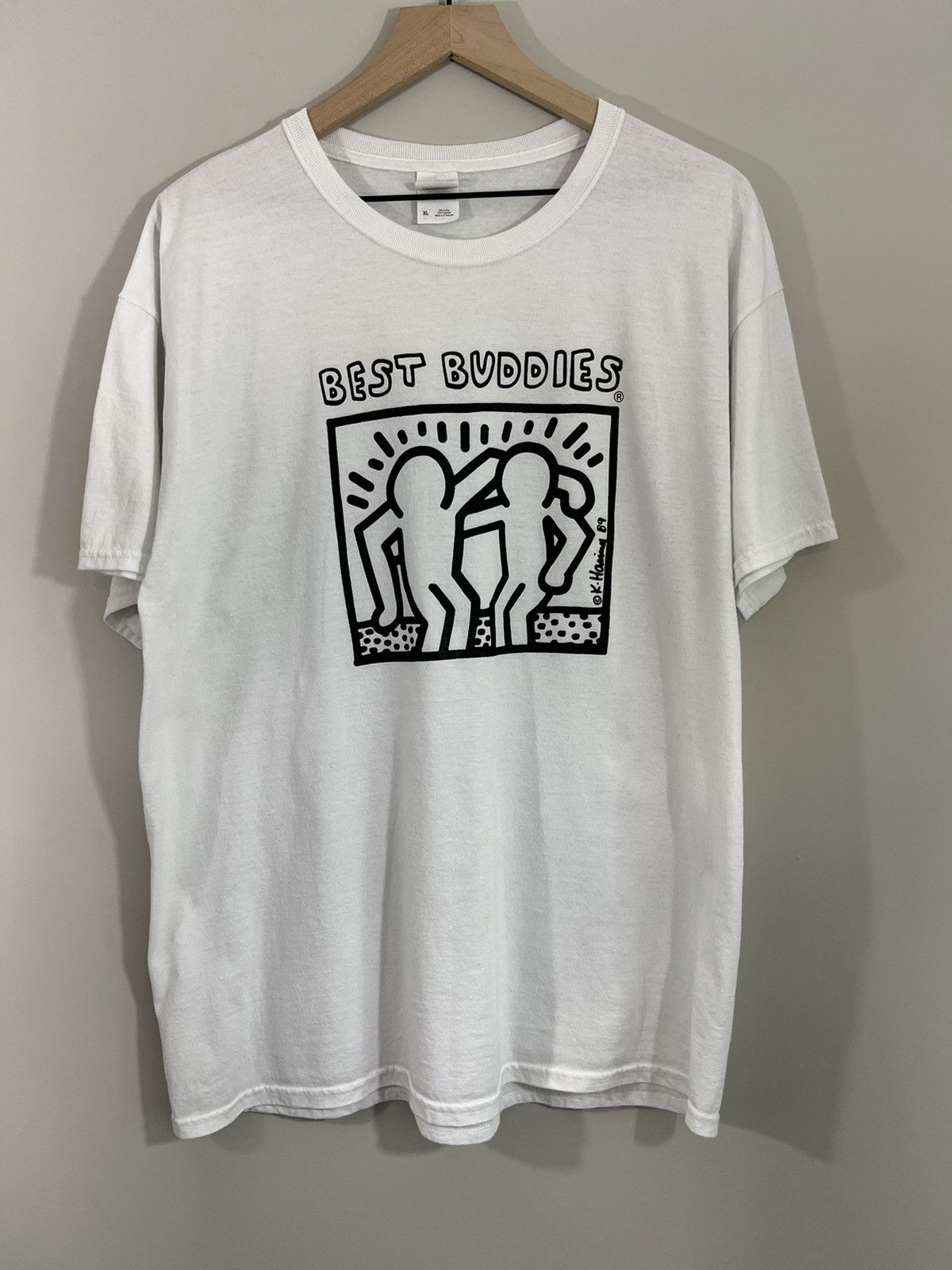 Keith Haring × Vintage Best Buddies Keith Haring Graphic Tee | Grailed