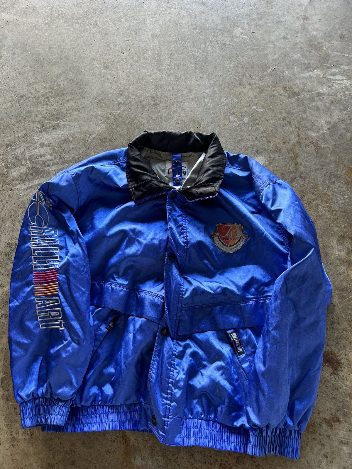 Racing × Vintage Crazy Vintage 90s Ralliart Racing Jacket Blue / 3M ...