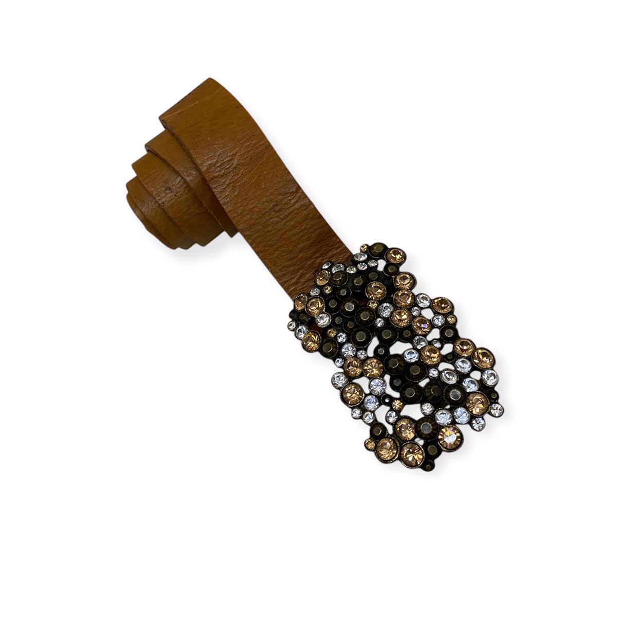 Japanese Brand Interplanet Leather Buckle Belt | Grailed