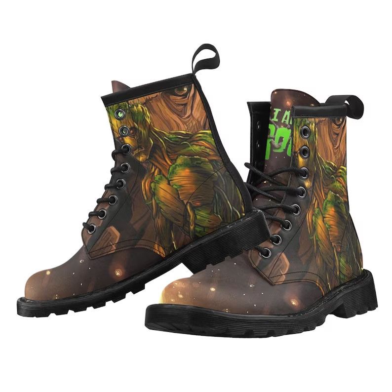 Custom × Streetwear Groot Custom Leather Boots for Men | Grailed