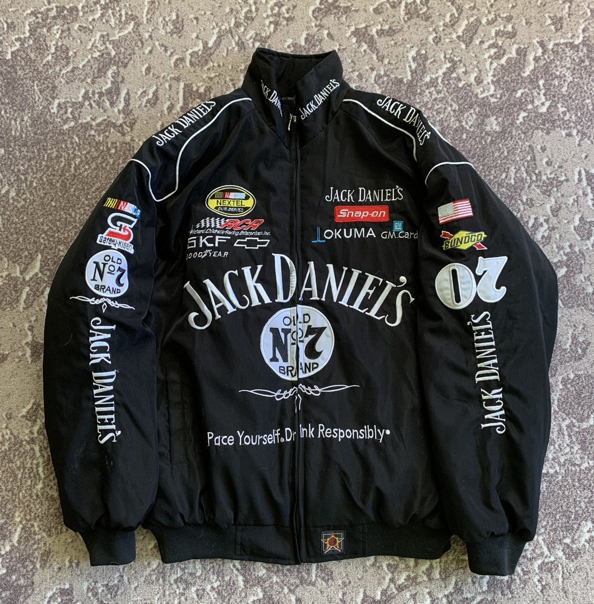 Jack Daniels × NASCAR × Racing Chevrolet Jack Daniels Racing Jacket ...