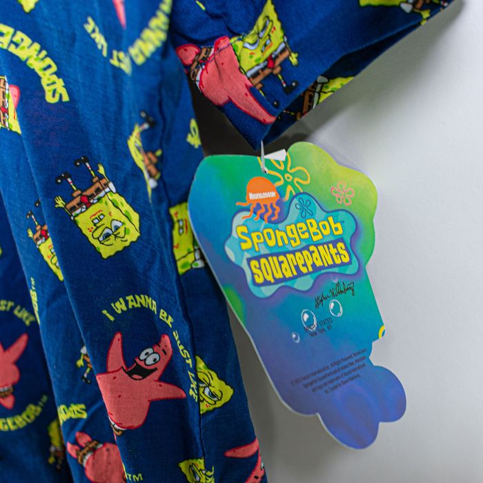 Vintage 2002 Nickelodeon SpongeBob Squarepants Button Camp Shirt | Grailed