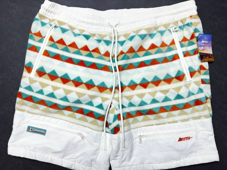 Kith Kith X Columbia Gorpcore Mens Fleece Shorts XXL Powder Keg | Grailed
