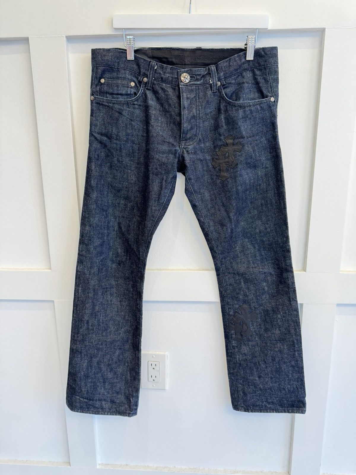 Chrome Hearts Chrome hearts denim with 4 patches custom order jeans ...