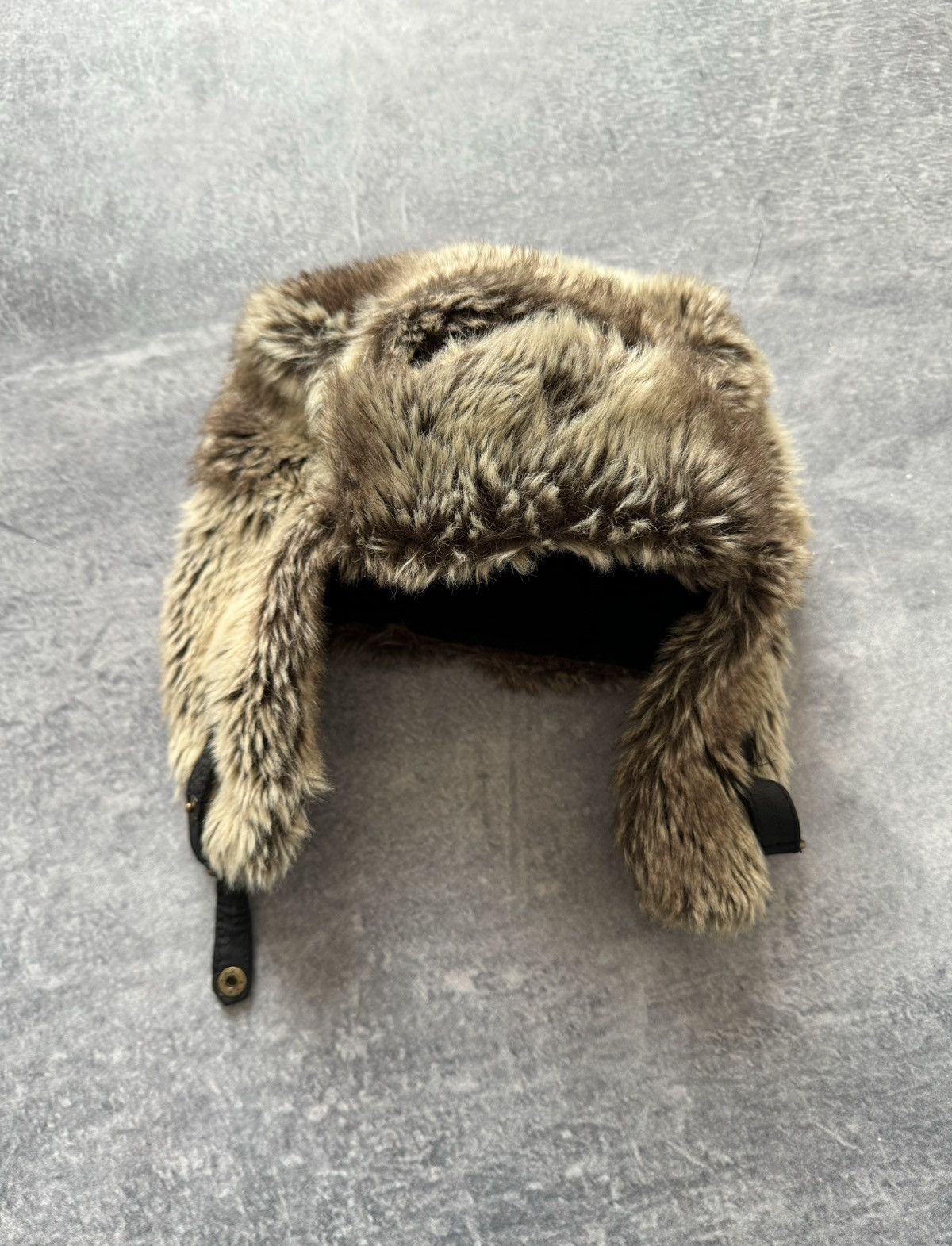 Vintage Y2K 🔥 Trapper Faux Fur Mohair Ushanka Fuzzy Hat | Grailed