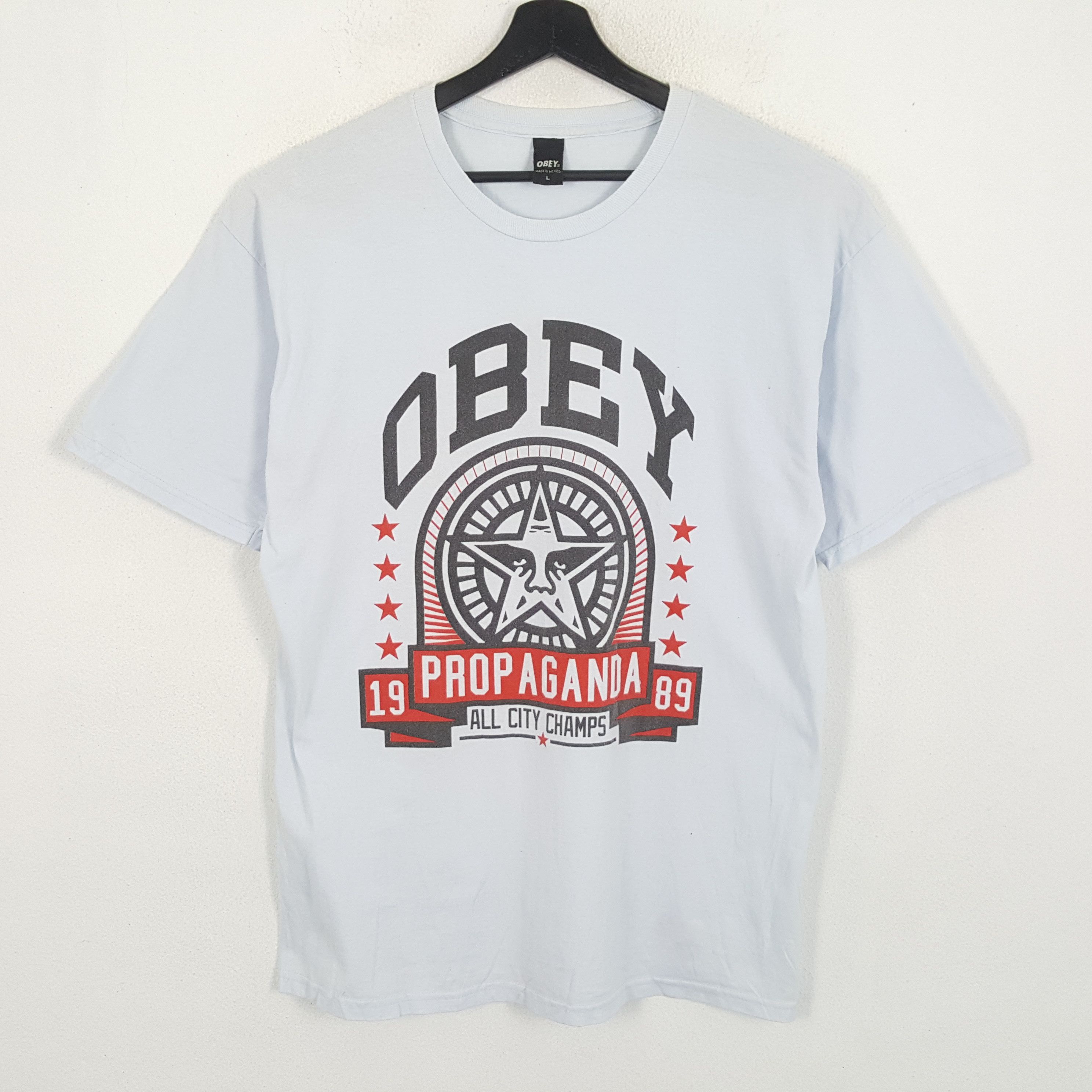 Obey × Streetwear OBEY PROPAGANDA Streetwear Style Tshirt | Grailed