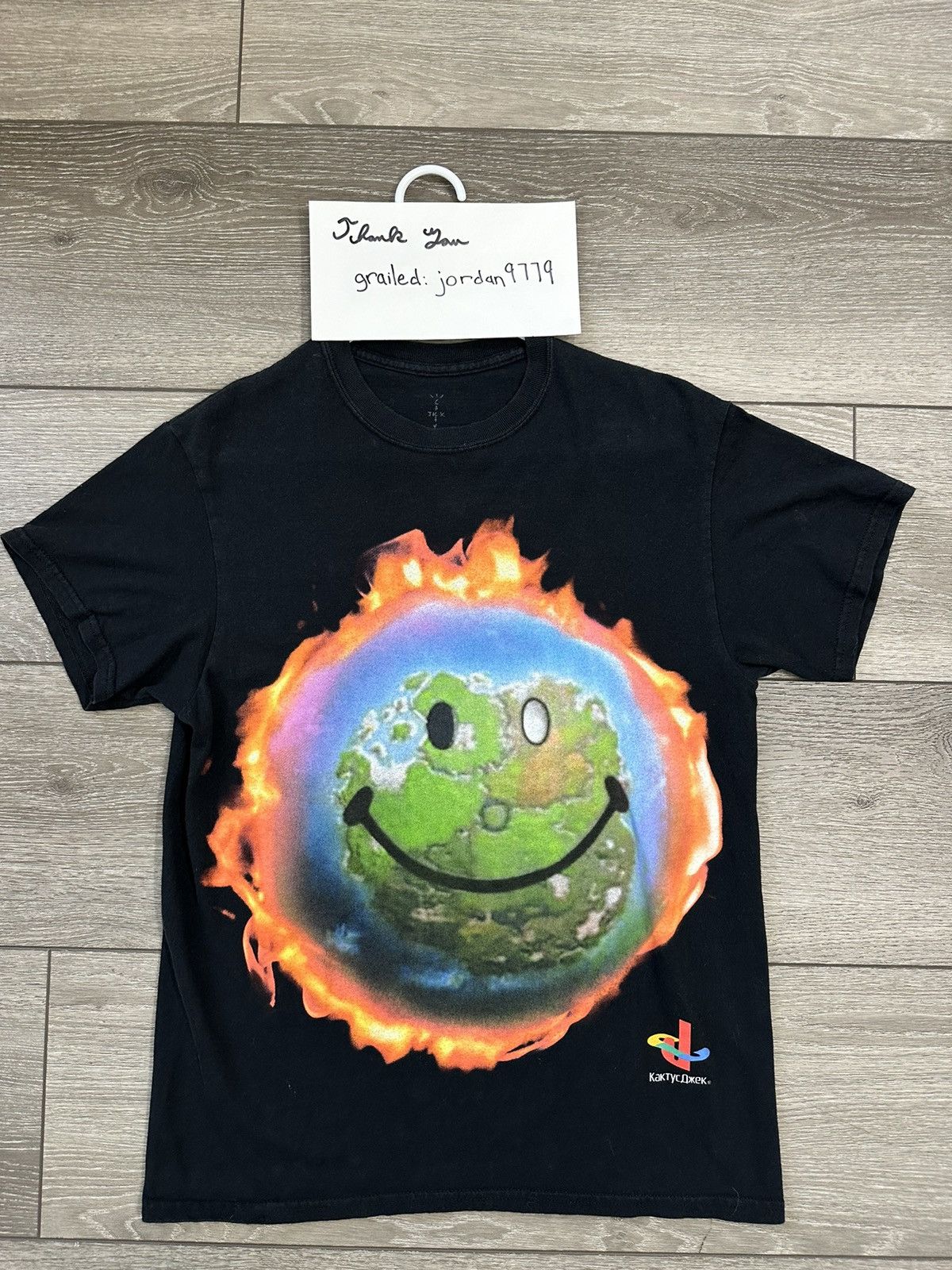 Travis Scott Travis Scott The World Tee Shirt Black | Grailed