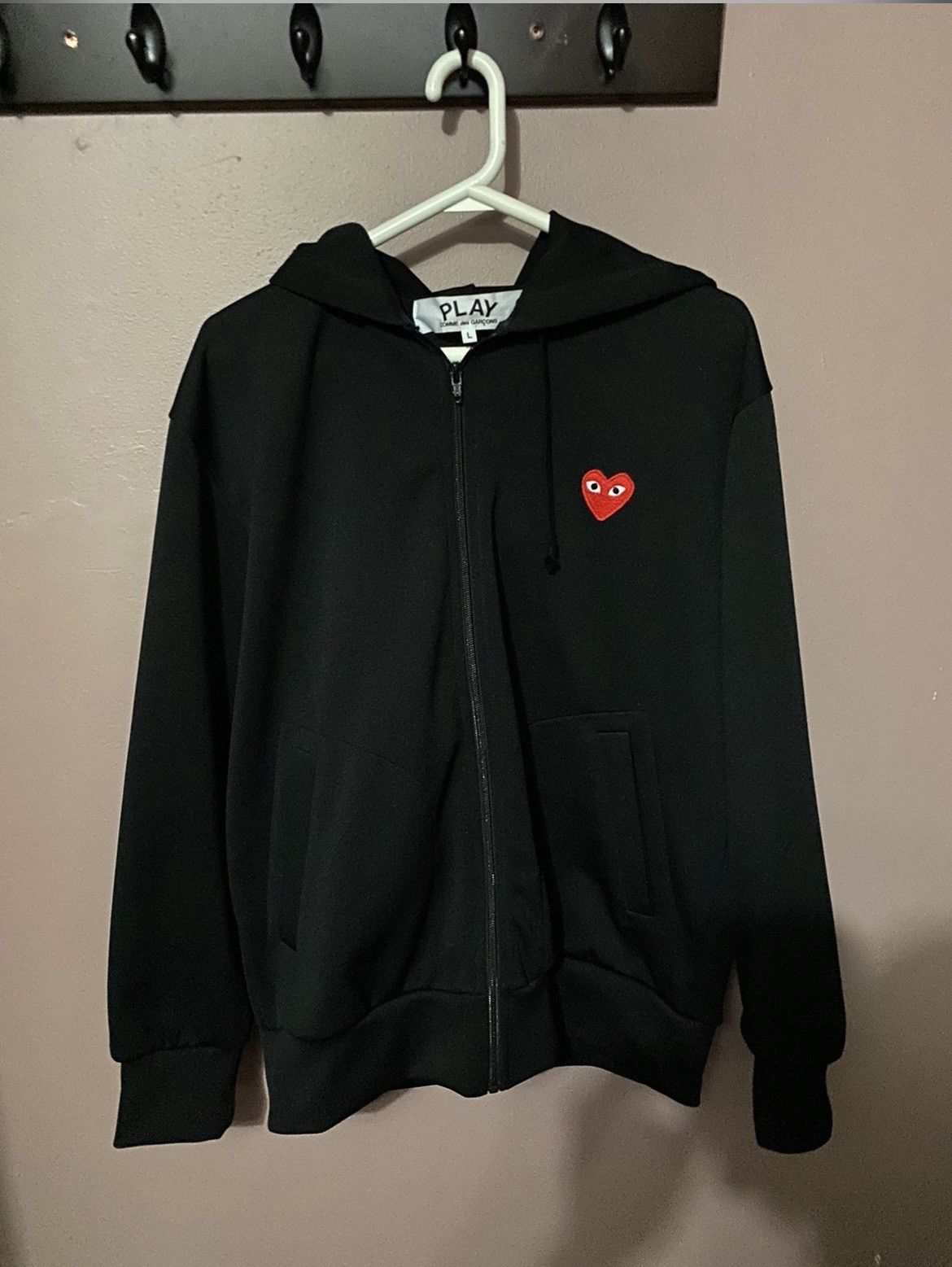 Comme Des Garcons Play × Comme des Garcons Comme des Garçon zip up ...