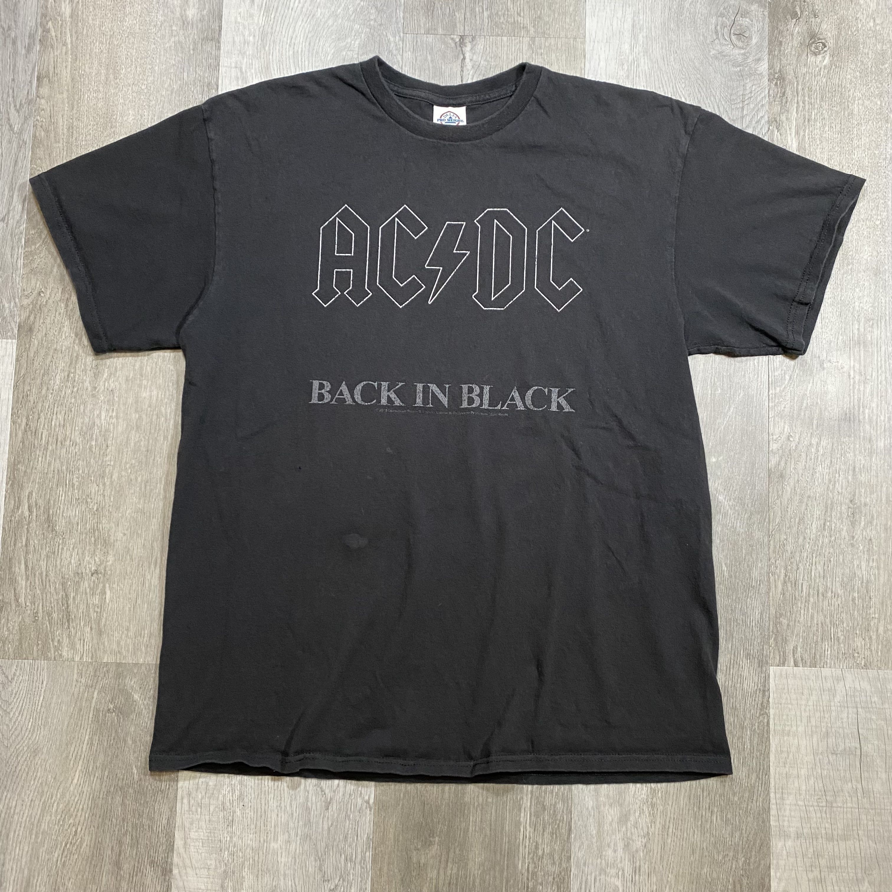 Band Tees × Rock Band × Vintage AC/DC Back In Black Rock Band Tee | Grailed