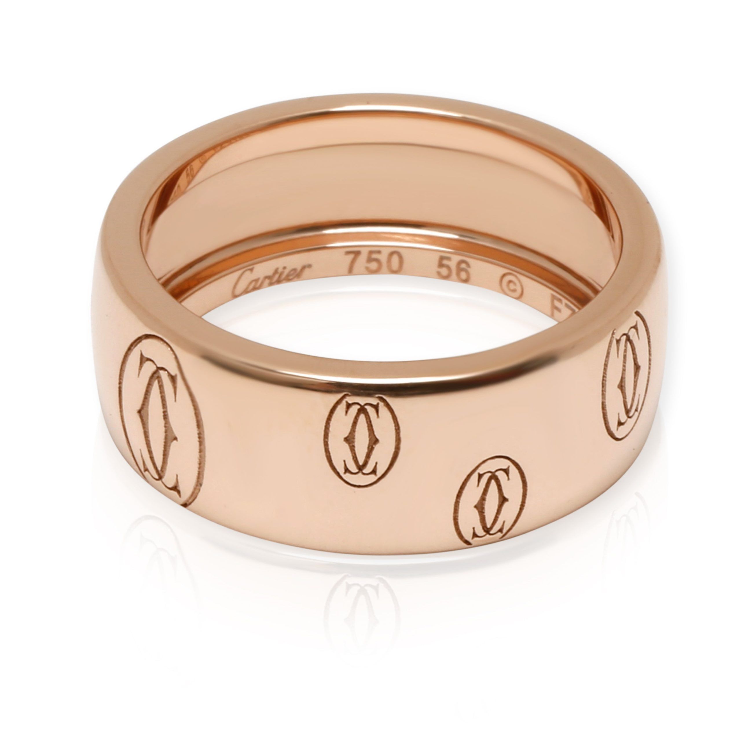 Cartier Cartier Logo de Cartier Ring in 18KT Rose Gold | Grailed