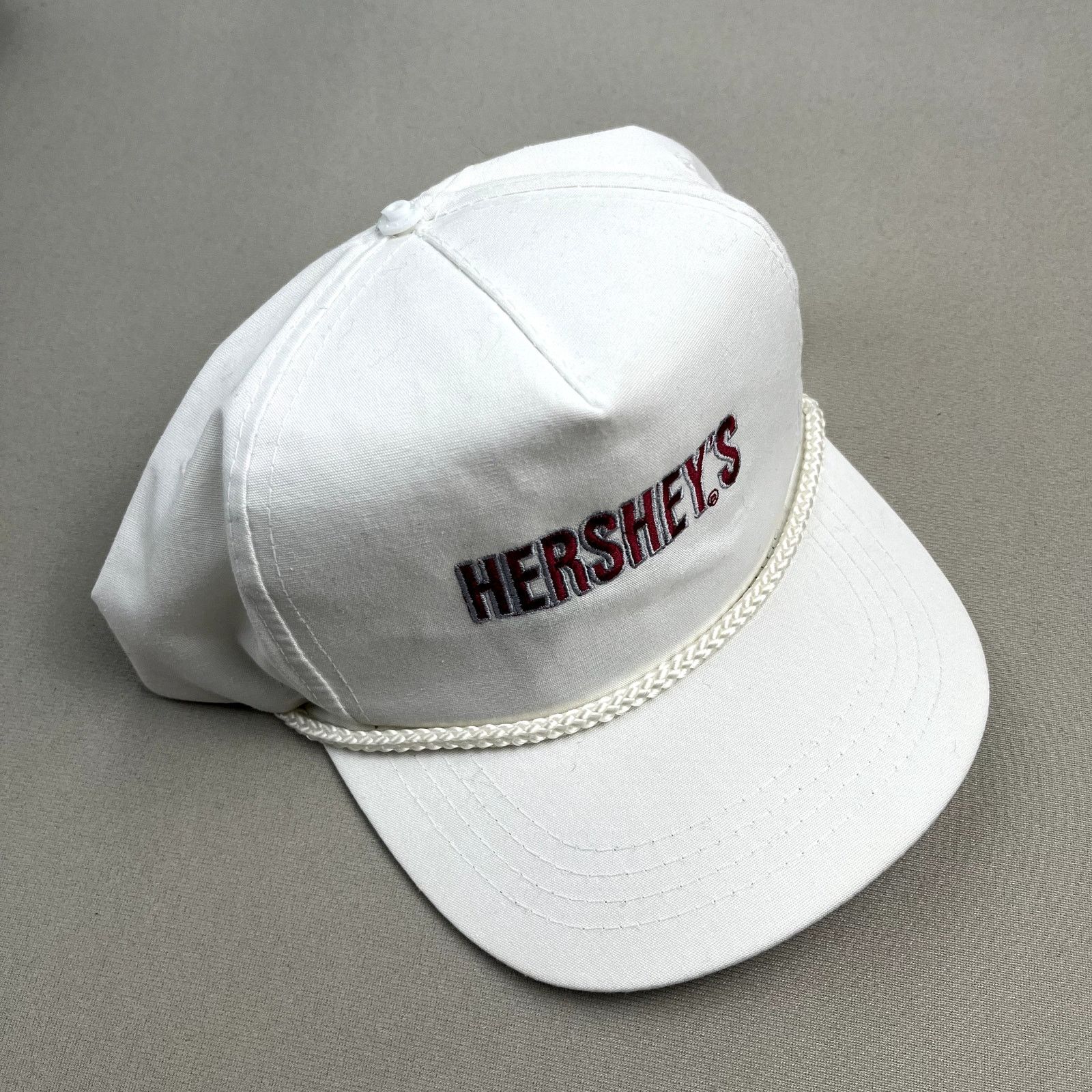 Vintage Vintage Hershey's Chocolate Hat Snapback White Candy Bar 90s ...