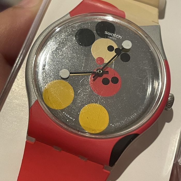 Vintage Swatch x damien hirst mickey | Grailed