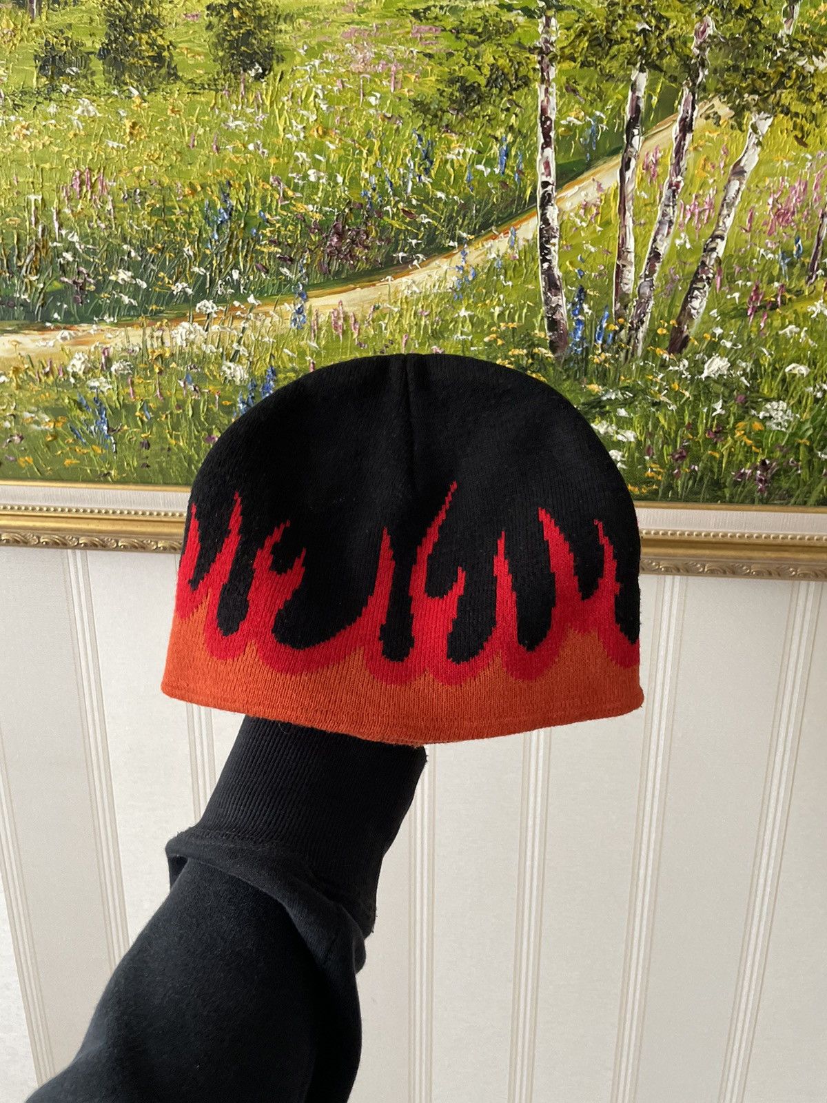 Avant Garde × Streetwear × Vintage Vintage Y2K Fire Flames Rare Opium ...