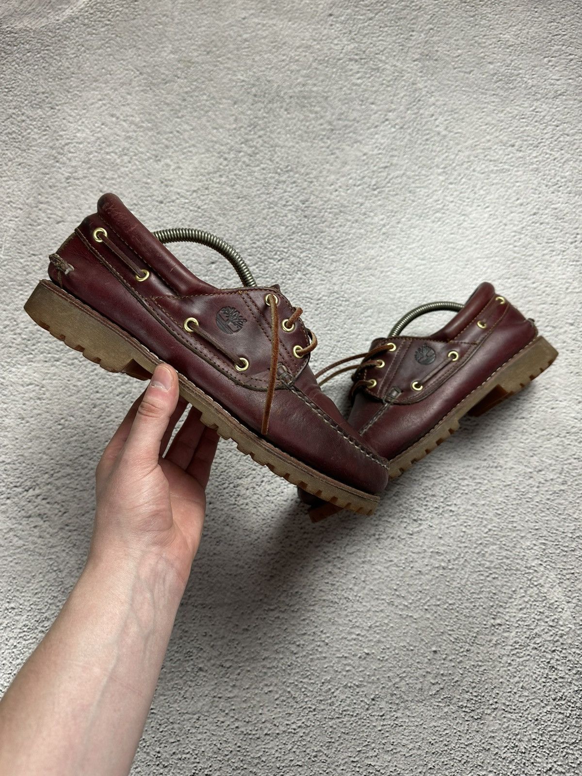 Timberland Vintage Timberland Authentics 3‑Eye Lug Boat Shoe Boots ...