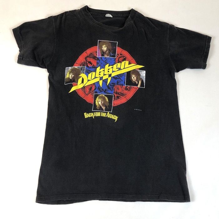 Vintage Vintage 1987 Dokken Back For The Attack Concert T Shirt | Grailed