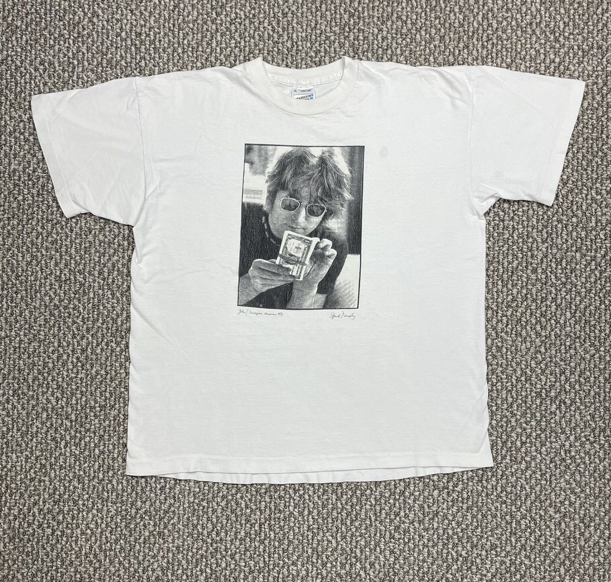 Art × Band Tees × Vintage Vintage John Lennon Spud Murphy Rare Photo ...