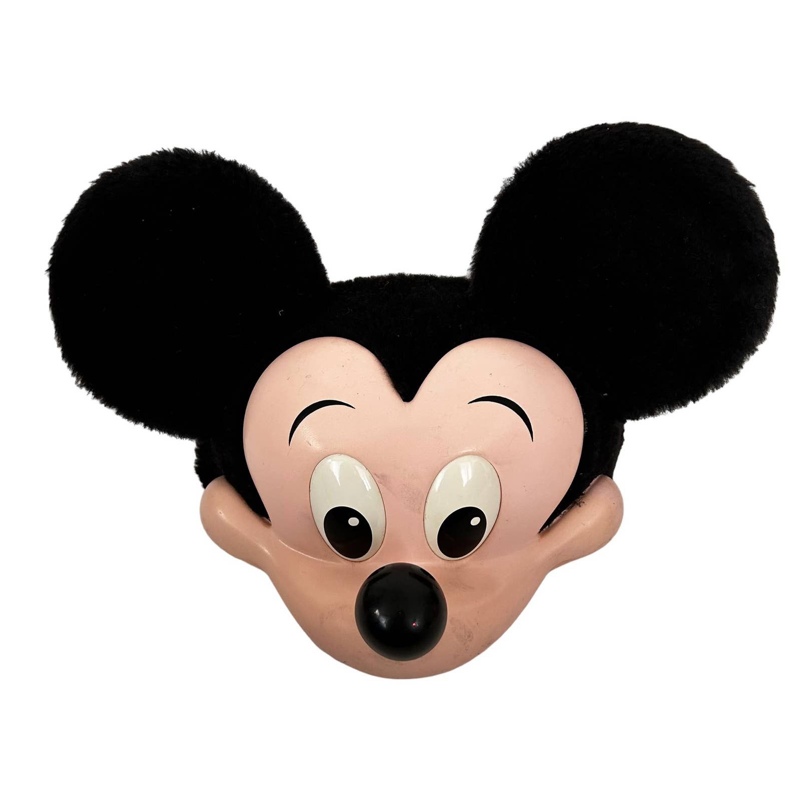 Disney Vintage Disney Mickey Mouse 3D Hard Face Plush Ear Hats | Grailed