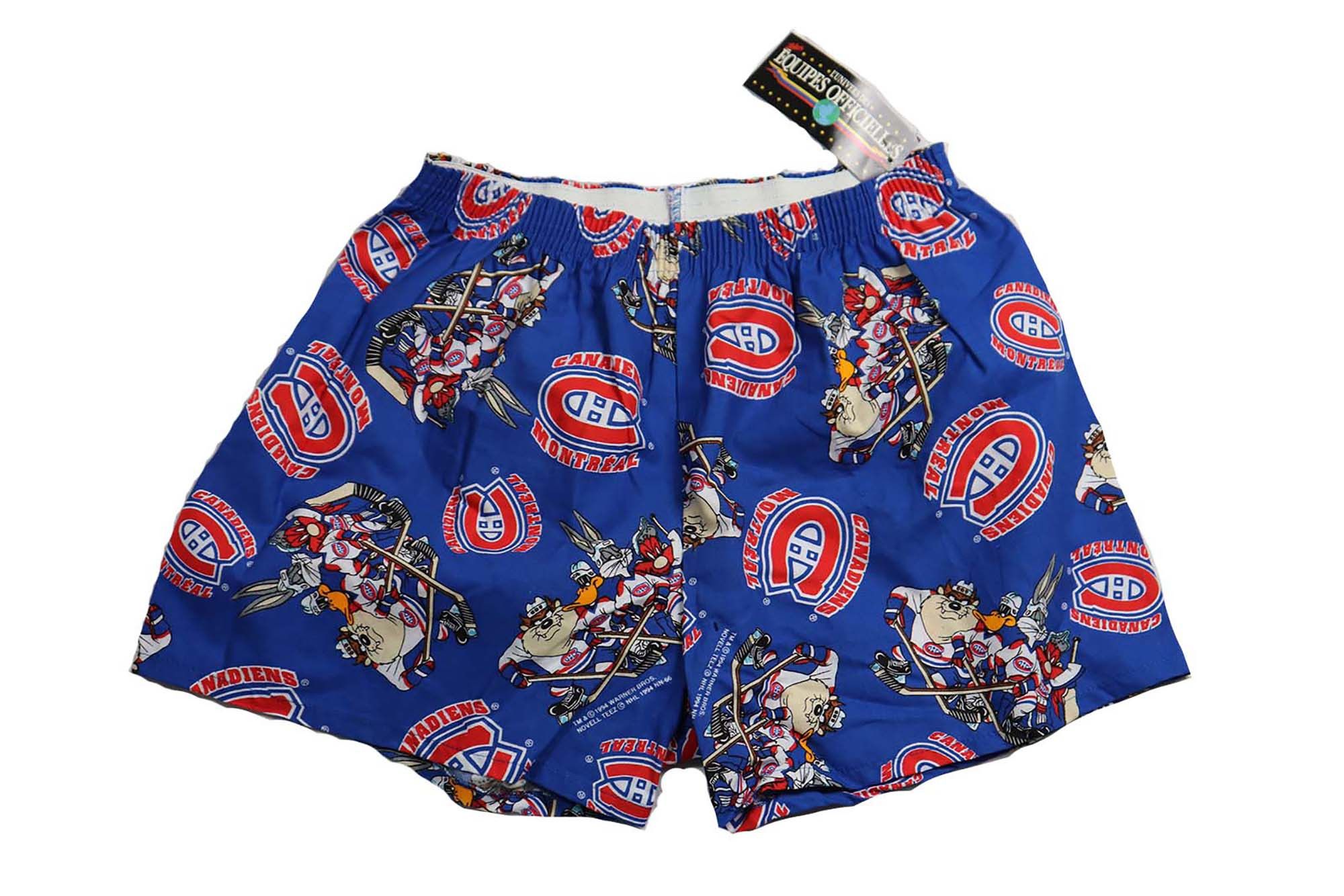 Vintage Montreal Canadiens Looney Tunes boxers deadstock! | Grailed