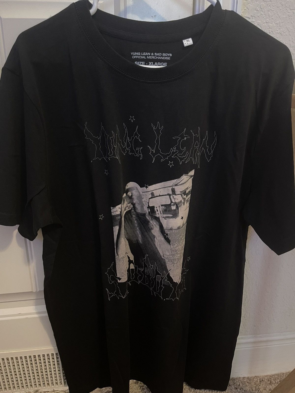 Yung Lean Yung Lean Sadboys Warlord Black Tee | Grailed