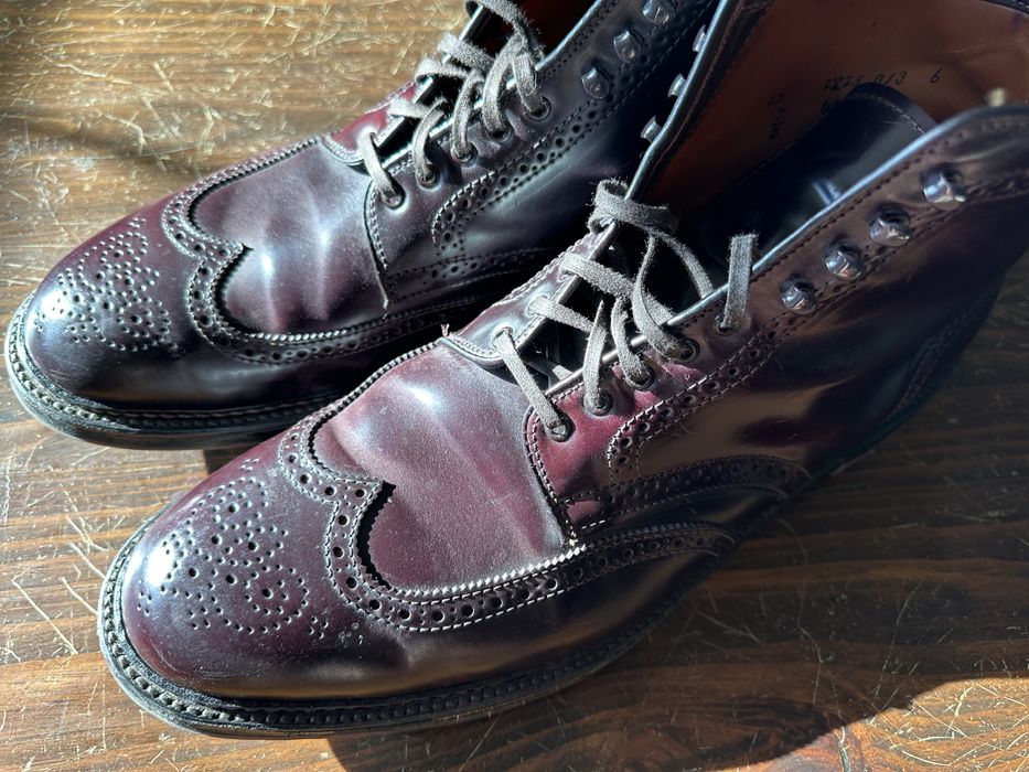 Alden Alden Color 8 Shell Cordovan Wingtip Boot Barrie Last | Grailed
