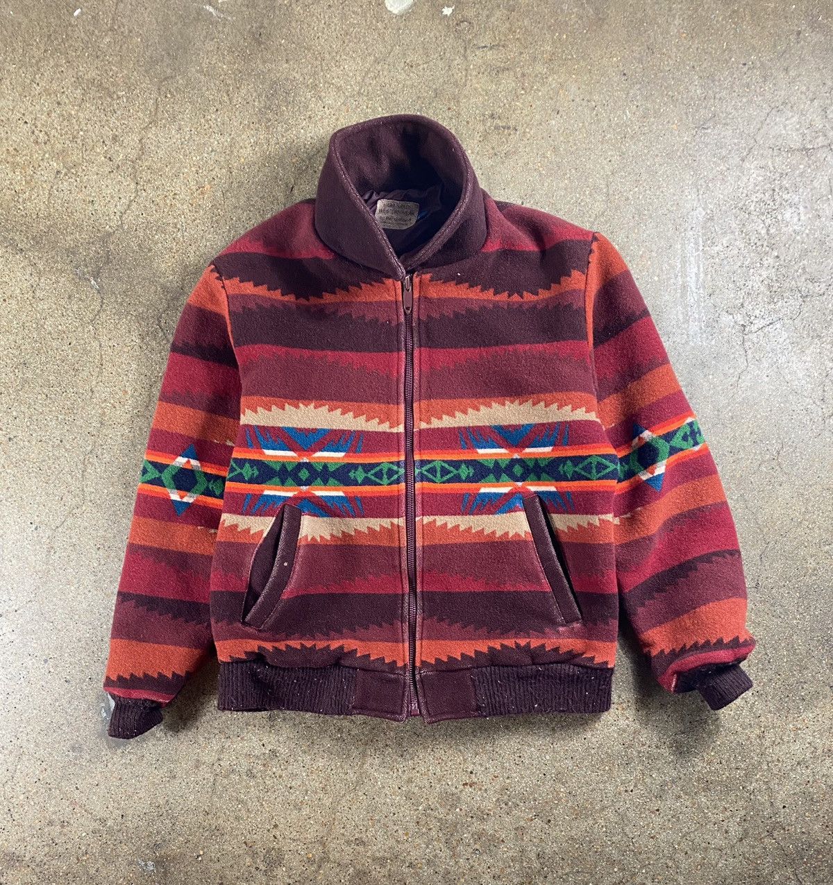 Pendleton × Vintage Vintage 90s Pendleton Western Wear Aztec Navajo Wool Jacket | Grailed