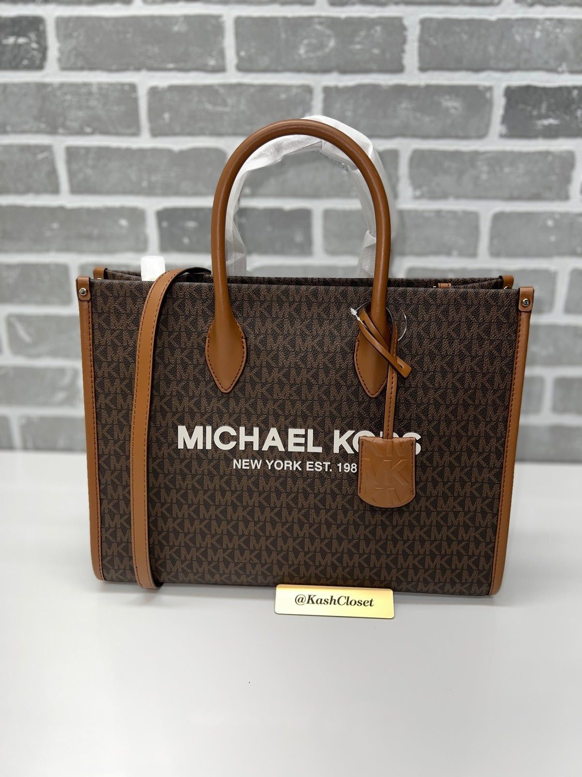 Michael Kors Michael Kors Mirella Medium Tote Bag Mk Signature Purse Grailed