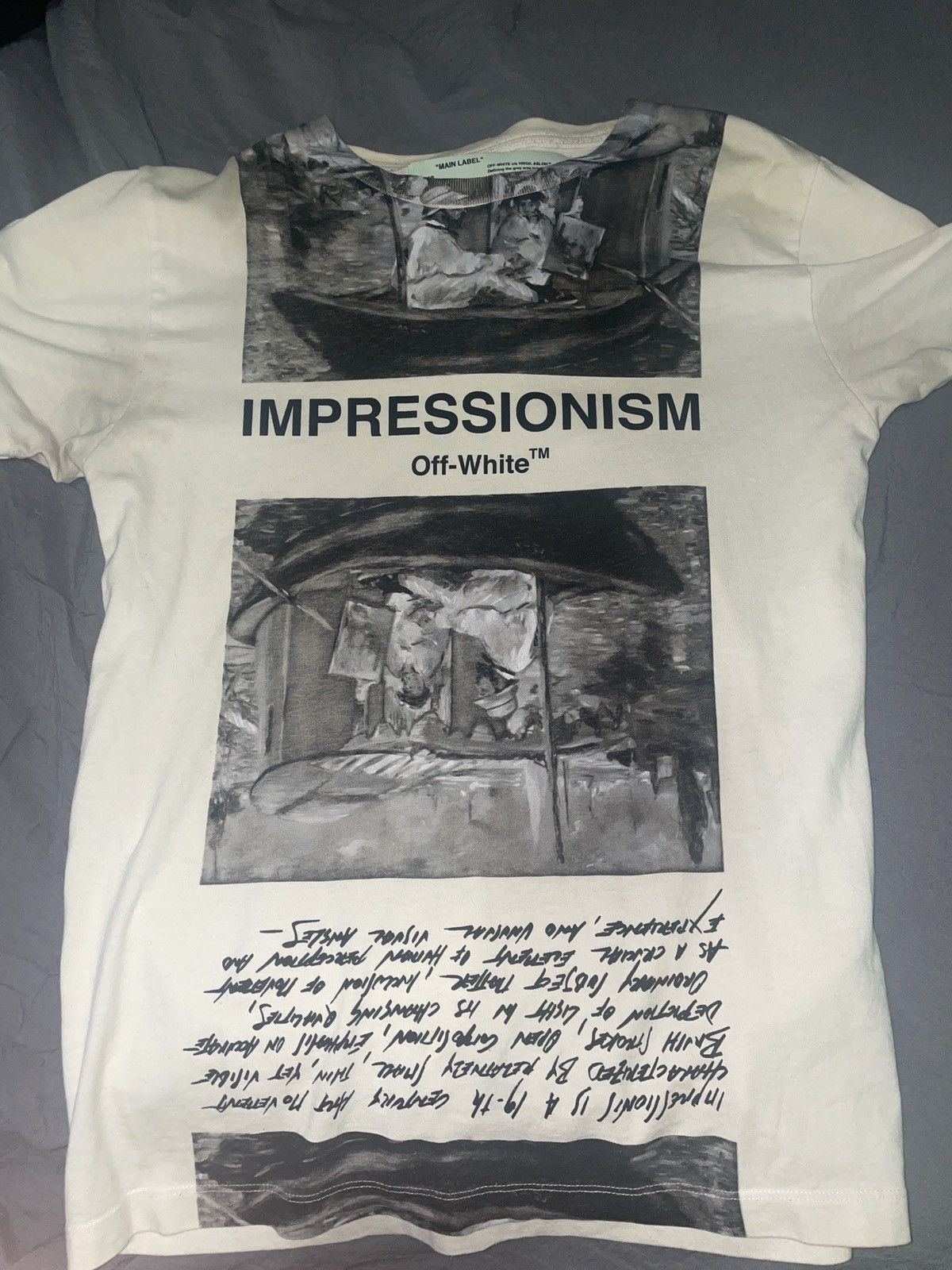 Off-White Off-White Impressionism T-Shirt | Grailed