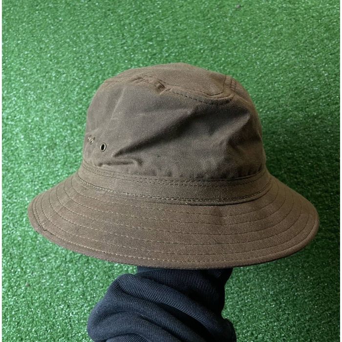 Filson Vintage Filson Tin Cloth Waxed Cotton Packer Small Hat USA | Grailed