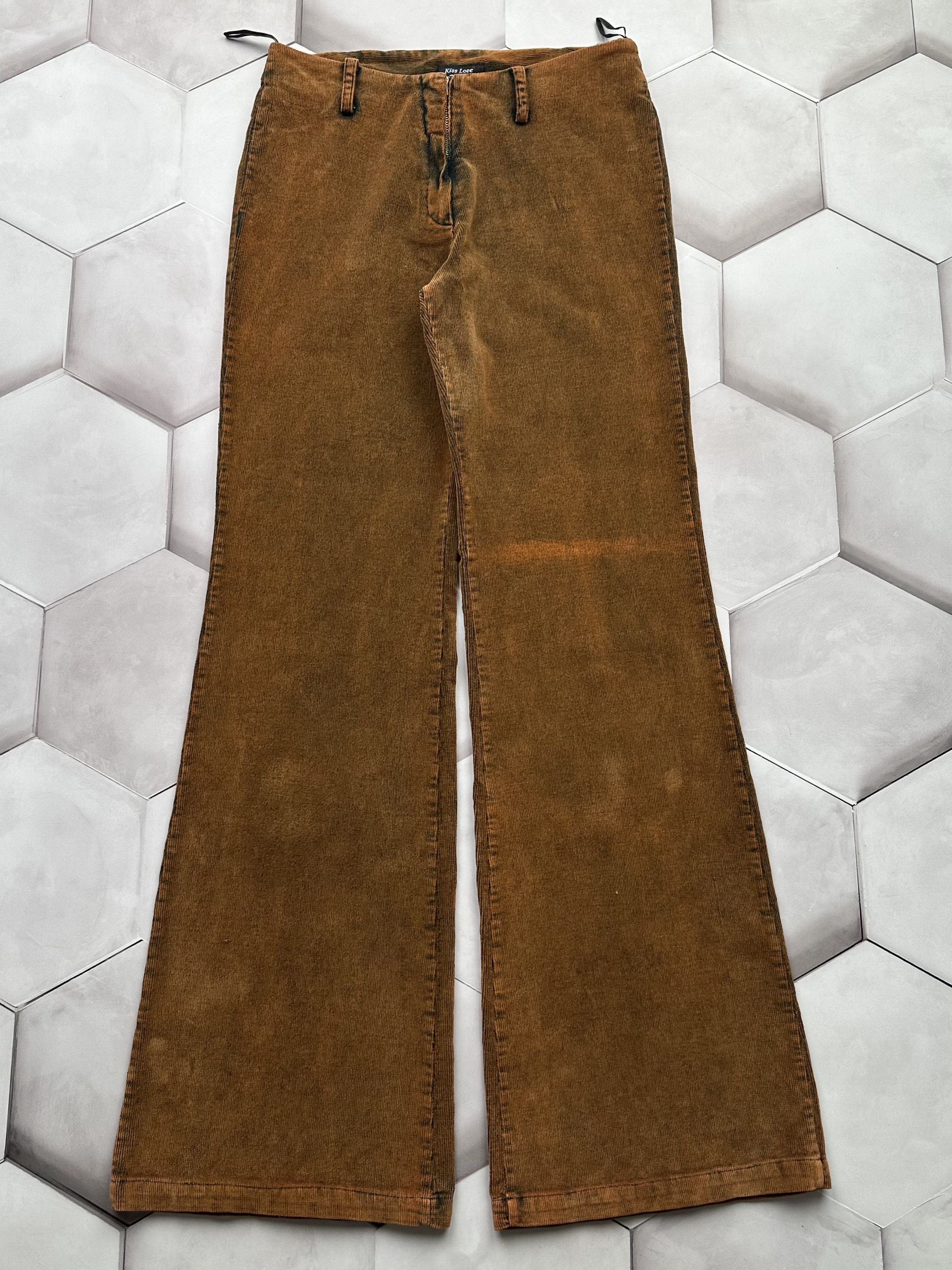 Avant Garde Vintage Corduroy Faded Flare Pants | Grailed
