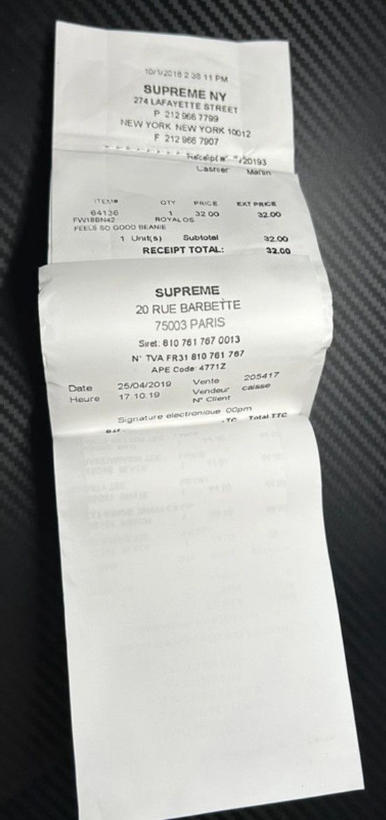 Maison Margiela × Supreme Supreme MM6 Receipt Wallet | Grailed