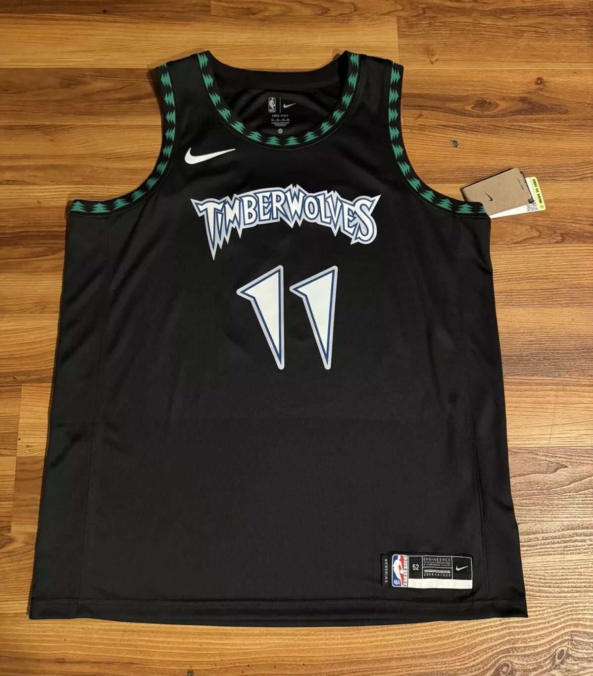 Vintage Minnesota Timberwolves #11 Naz Reid Jersey Black | Grailed