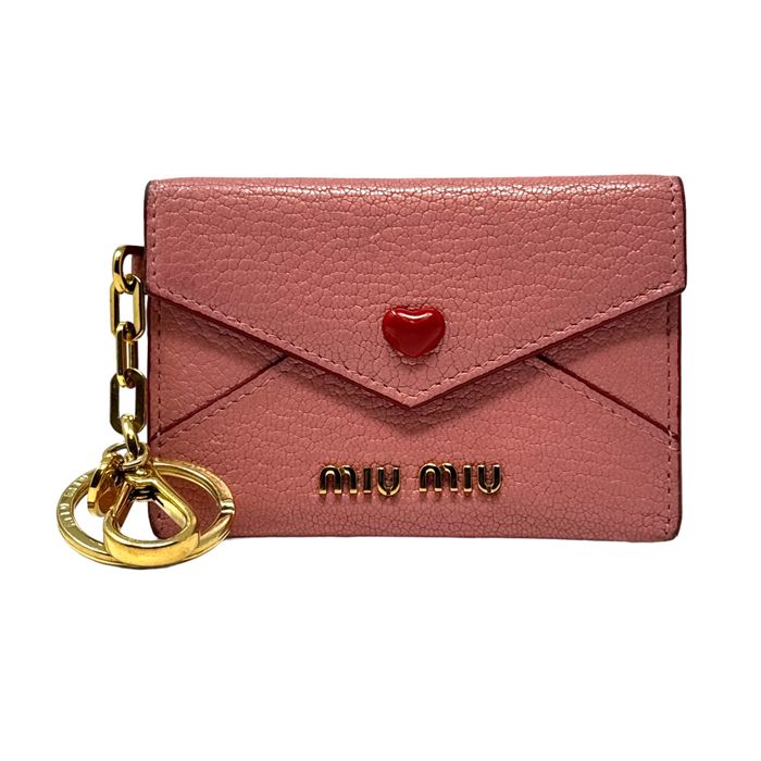 Miu Miu Miu Miu Madras Love Envelope Card / Key Holder | Grailed