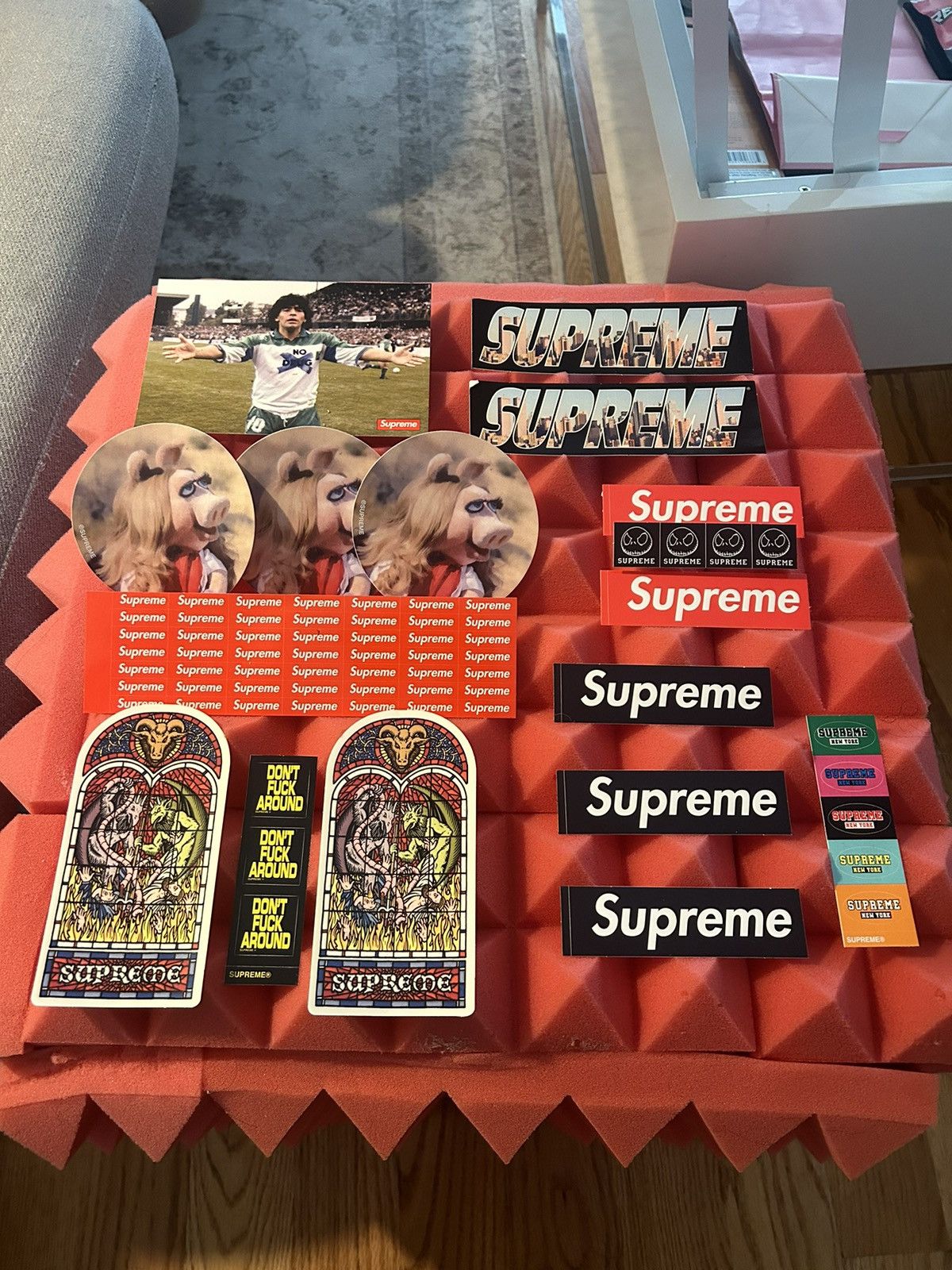 Supreme Supreme sticker pack | Grailed