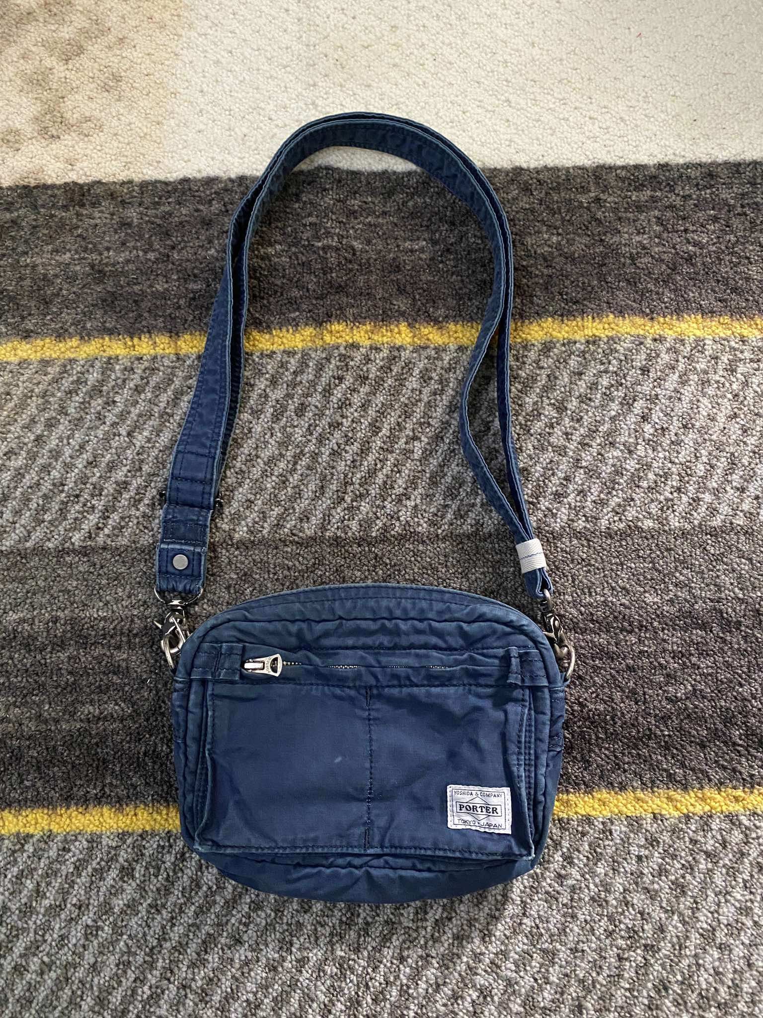 Japanese Brand × Porter Yoshida PORTER Shoulder Bag INDIGO BLUE Denim ...