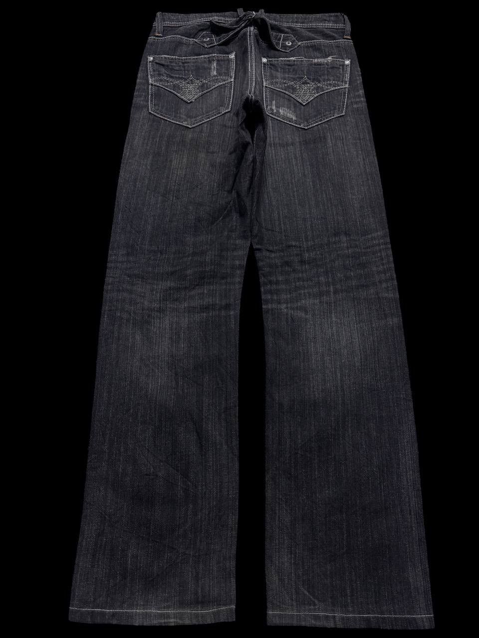 Japanese Brand Vintage Avail Jean 90s Style Mudwash Distressed Zipper ...