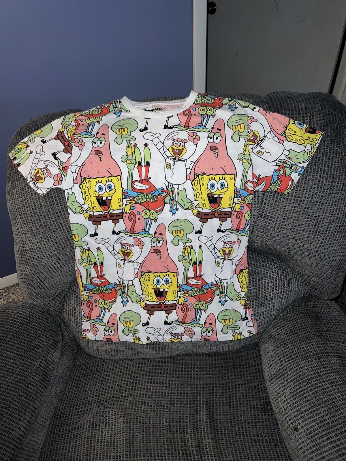 Print All Over Me Nickelodeon SpongeBob SquarePants All-Over Tee | Grailed