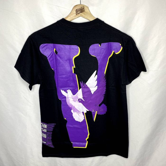 Vlone Good Intentions Doves Hip Hop Rap Tour Merch Tee in Black S | Grailed