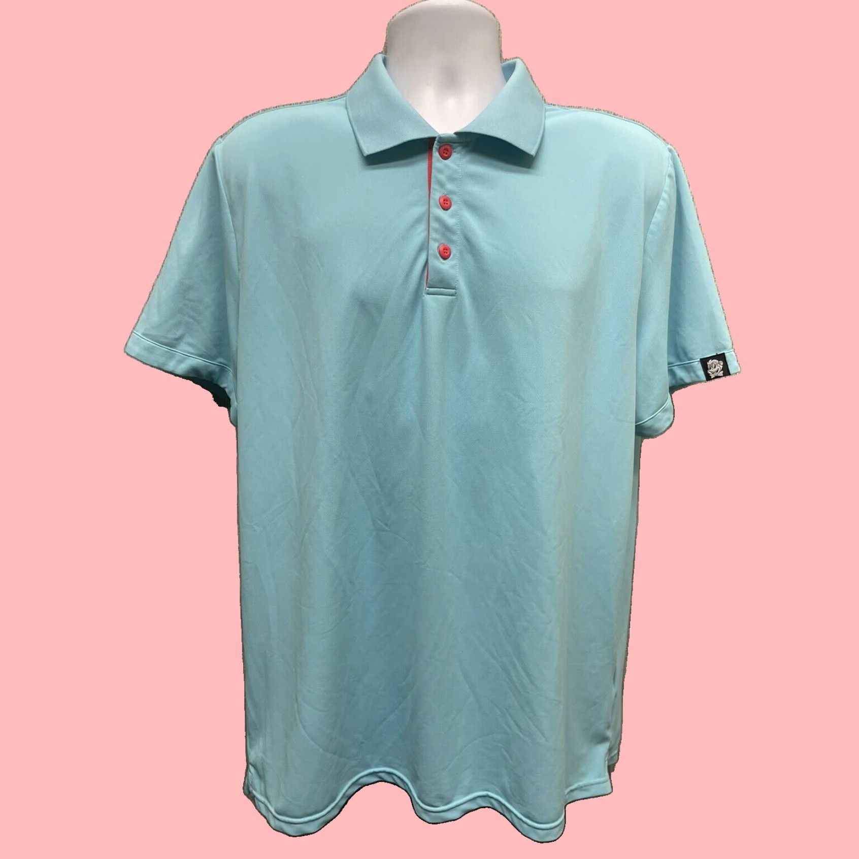 Vintage Classic Fit Stylish Light Blue Polo Shirt for Men in Extra ...