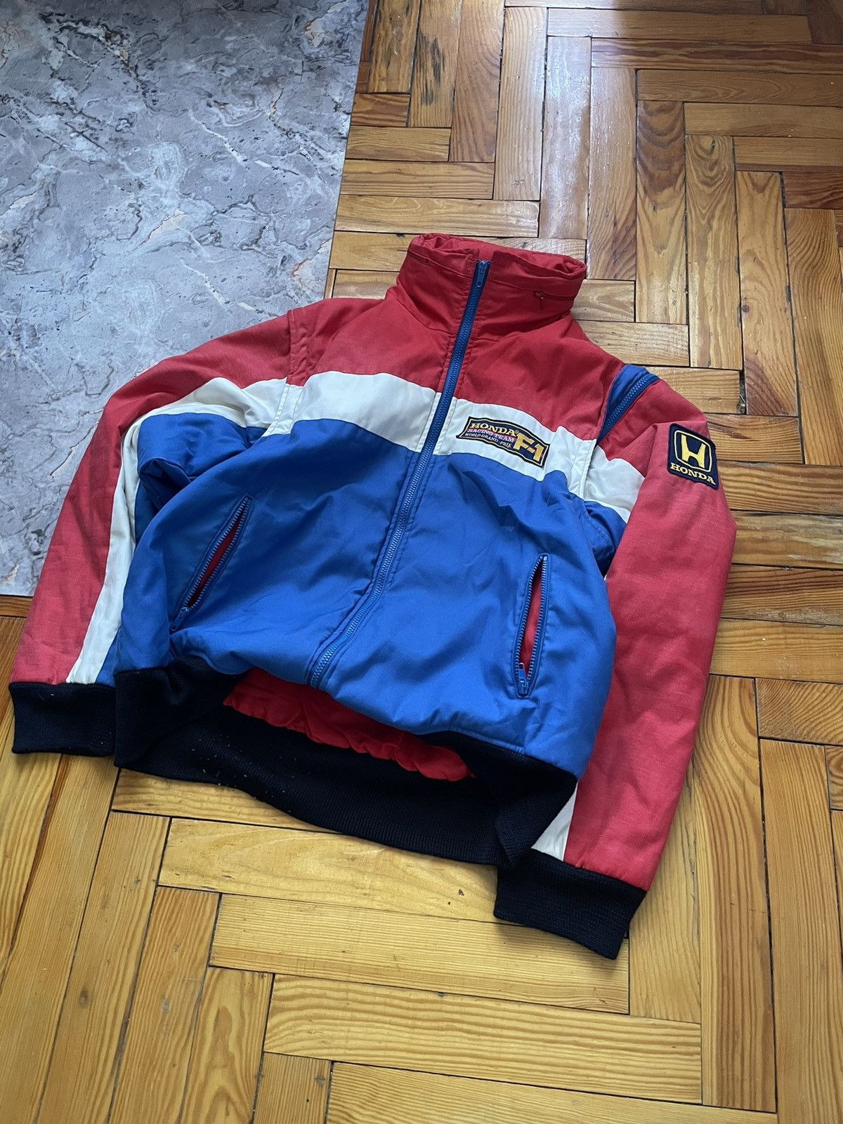 Honda Honda Racing puffer jacket F1 vintage | Grailed