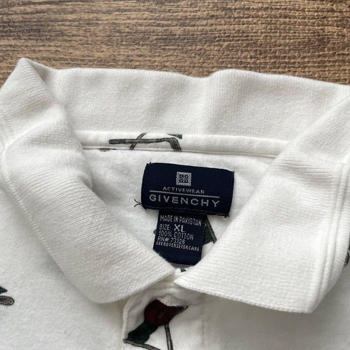 Givenchy Vintage 1990s Givenchy Activewear Golf Polo Shirt XL | Grailed