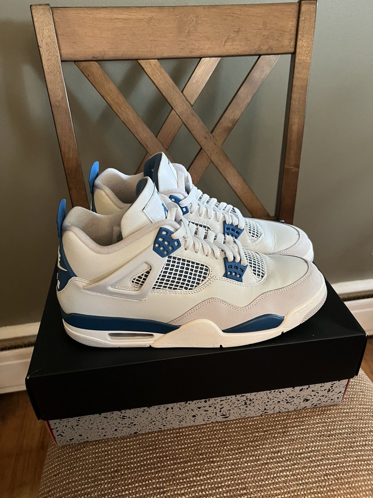 Jordan Brand × Nike Air Jordan 4 Retro “Military Blue” | Grailed