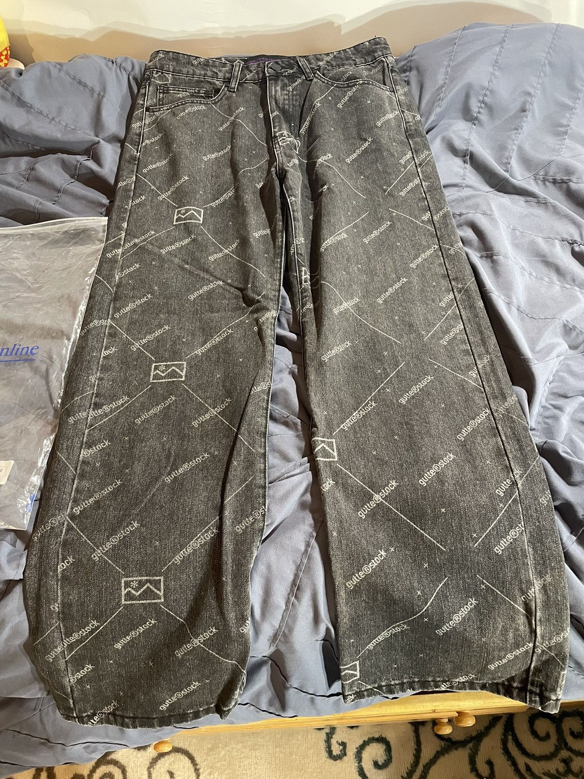 Other Raised Online Black Watermark Jeans | Grailed