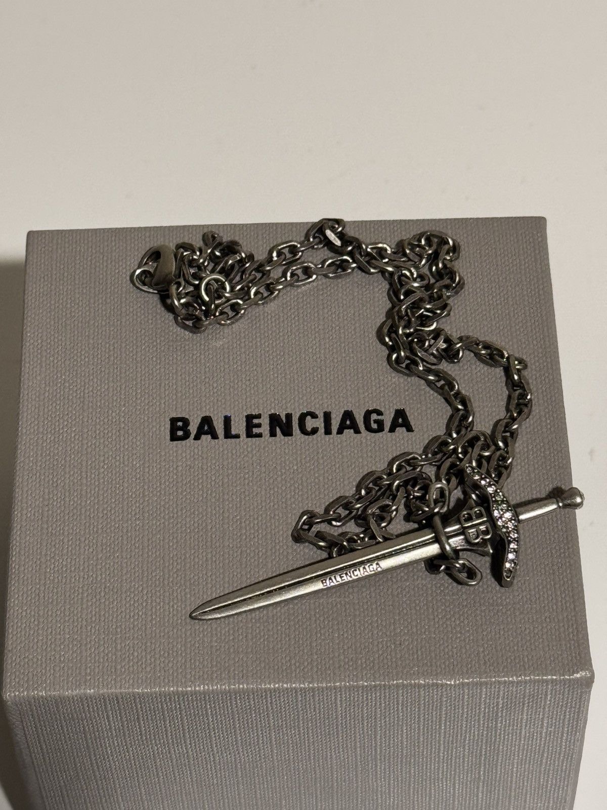 Balenciaga Balenciaga Goth Sword Necklace | Grailed