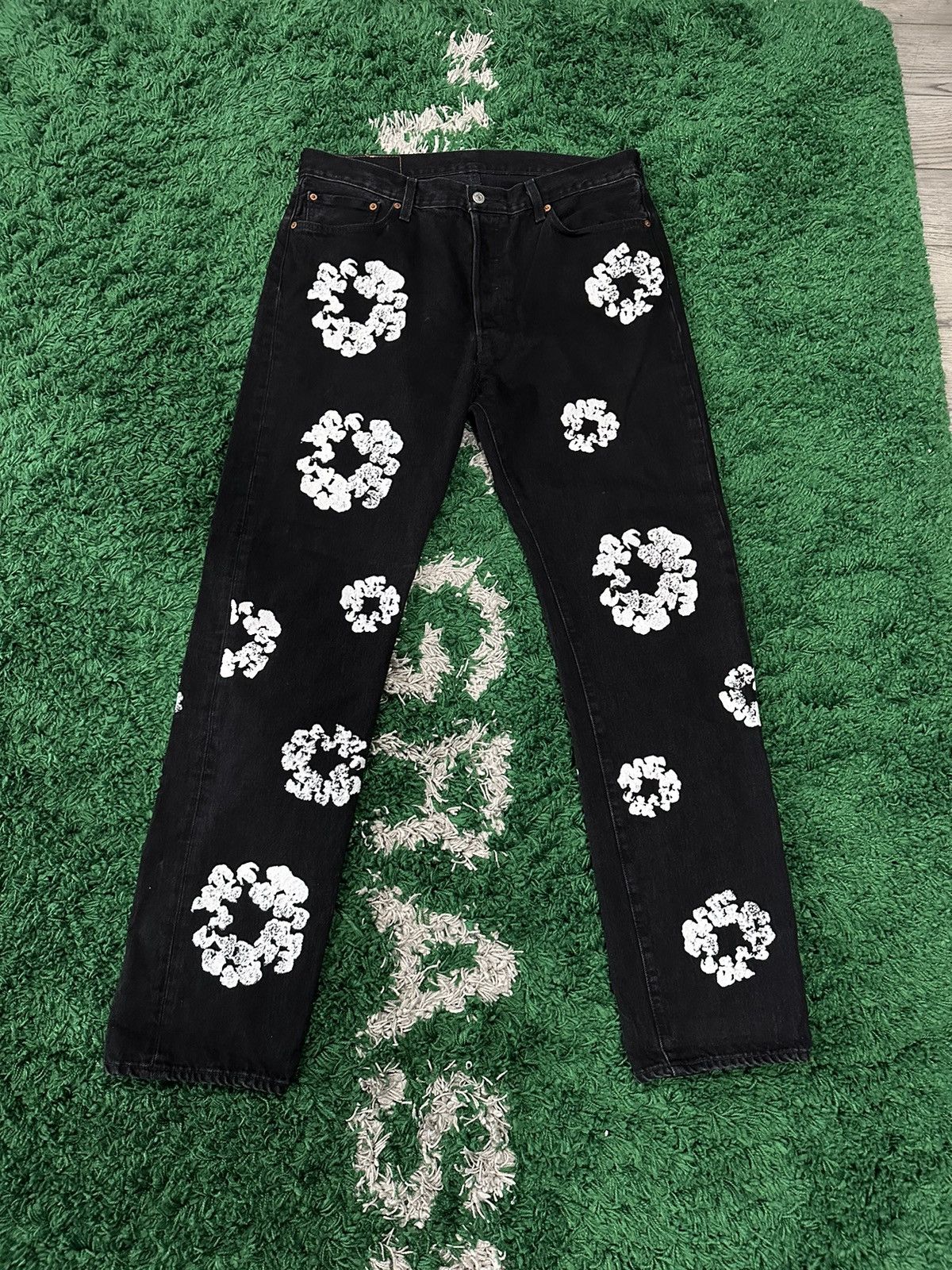 DENIM TEARS Denim Tear Jeans Black | Grailed