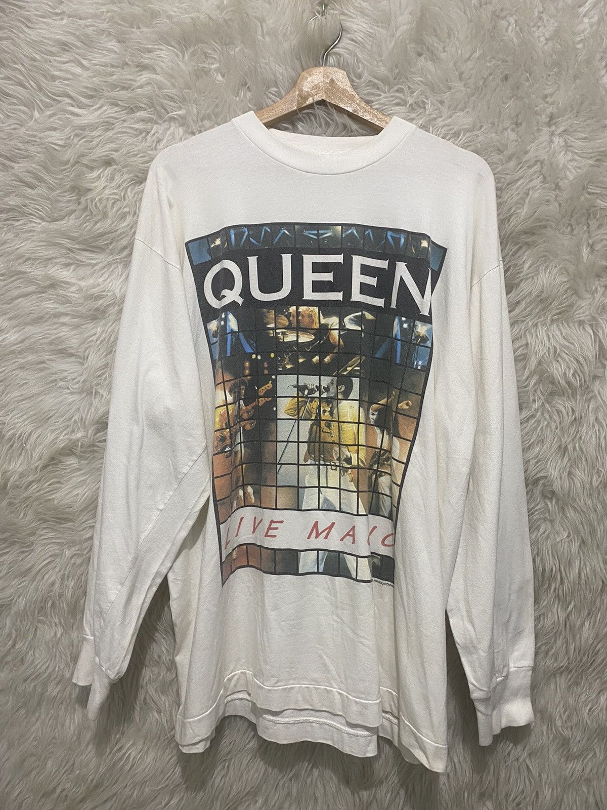 Band Tees × Queen Tour Tee × Vintage Vintage Queen 1994 Longsleeve ...
